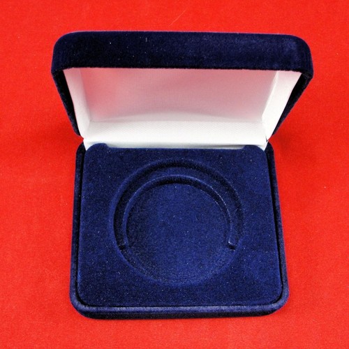 Presentation Blue Velvet Coin Box w/Choice of 1 I Model AirTite Capsule ...