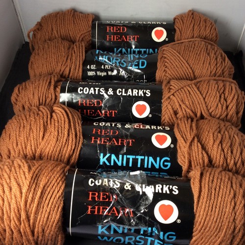 Coats & Clark's Red Heart Knitting Worsted Yarn-100% Virgin Wool-Color ...
