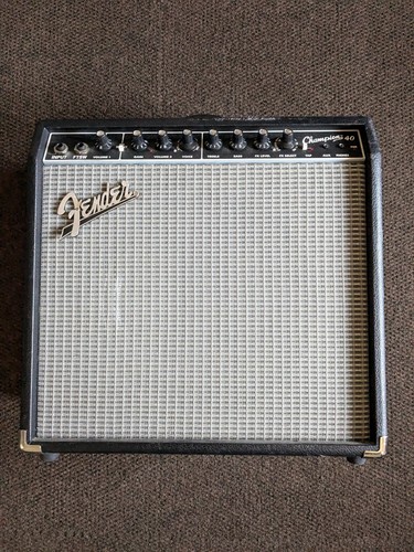 FENDER CHAMPION 40 Guitar Combo Amp 40 Watts Excellent Condition | eBay