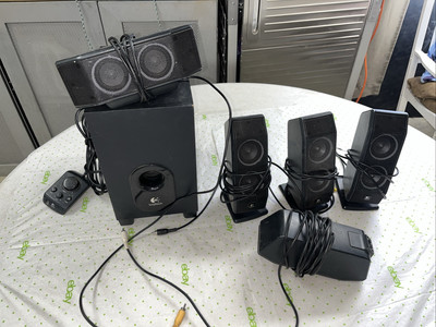 Logitech X-540 5.1 Surround Sound Speaker System with Subwoofer | eBay