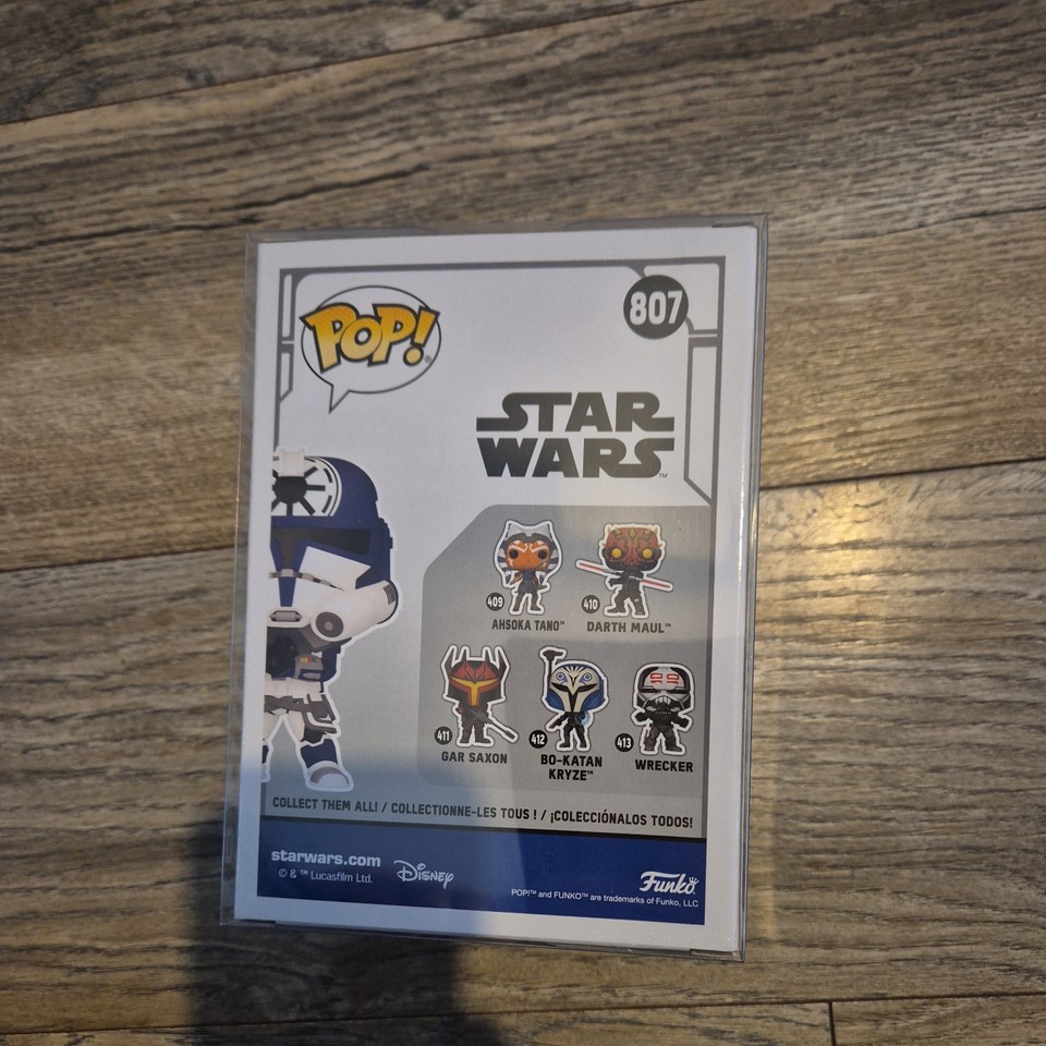 Funko Pop! Vinyl: Star Wars Arc Trooper Jesse CHASE #807 with Protector ...