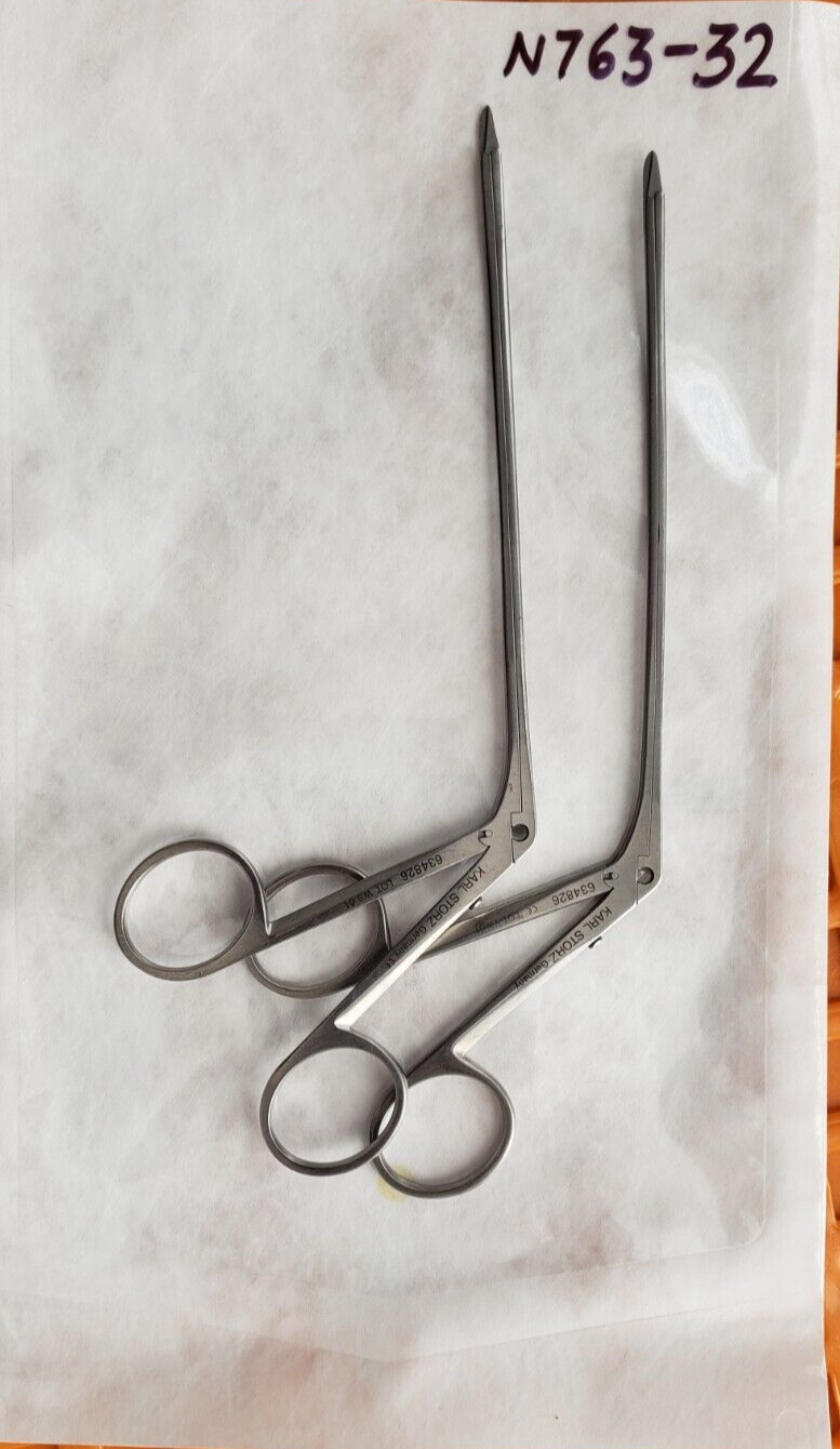 Karl Storz 634826 Surgical ENT BELLUCCI Scissors 12.5cm Straight Blades ...