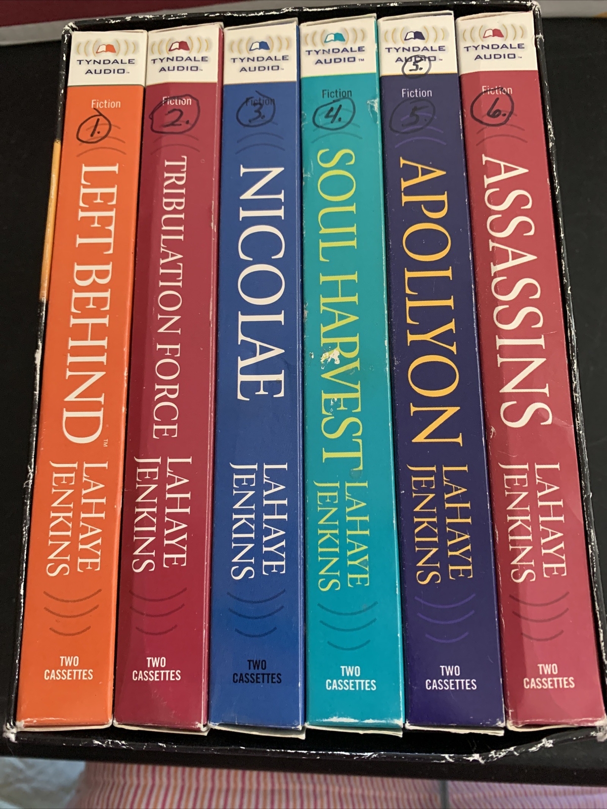 Left Behind Series Lahaye Jenkins Audio Book Cassette Tape Box Set of 6 ...