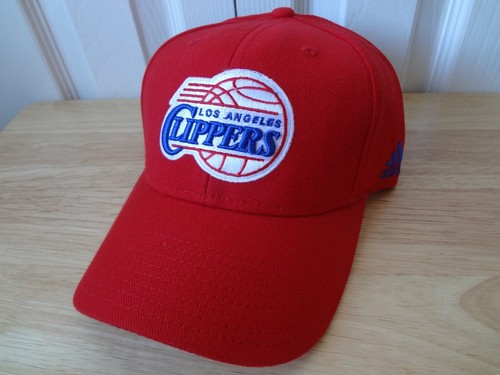 Vintage NBA Los Angeles Clippers LOGO Strapback Cap Hat 90s Adidas NEW ...