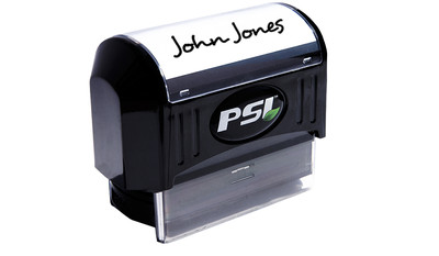Custom Large SIGNATURE Self Inking Rubber Stamp | eBay