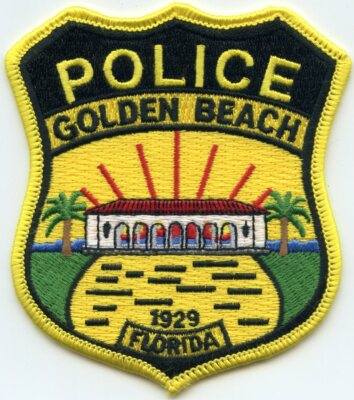 GOLDEN BEACH FLORIDA FL POLICE PATCH | eBay
