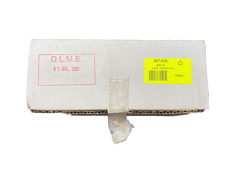 YUASA NP7-12 12V 7A Batteries X5Pc | eBay