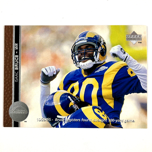 Isaac Bruce 1996 Upper Deck Card #145 NFL HOF St. Louis Rams | eBay