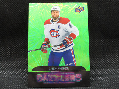 2020-21 Upper Deck SHEA WEBER DZ-74 Series 2 DAZZLERS Hockey Card ...
