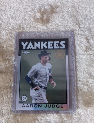 2021 Topps Chrome Aaron Judge 35th Anniversary Refractor 86BC-1 New ...