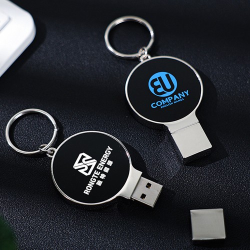 50PCS Custom Glowing Metal USB Drives - 1-16GB LED Logo Promot Gifts ...