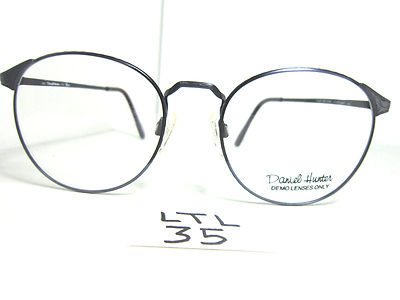 Vtg 1990s DANIEL HUNTER Eyeglass Frame PHD Antique Eggplant Japan (LTL ...