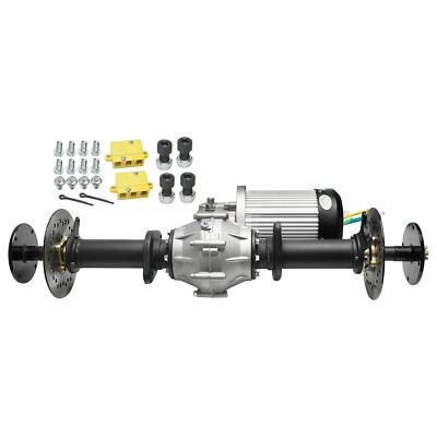 32" Rear Differential Axle Kit 60V 3000W Motor Golf Cart Go Kart ATV ...