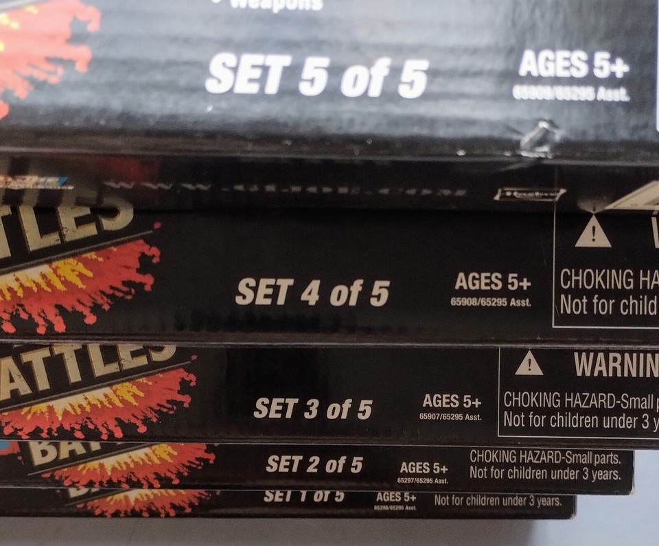 G.I. Joe 25th DVD BATTLE MASS Device Sets 1 2 3 4 5 NEW MIB HASBRO ...