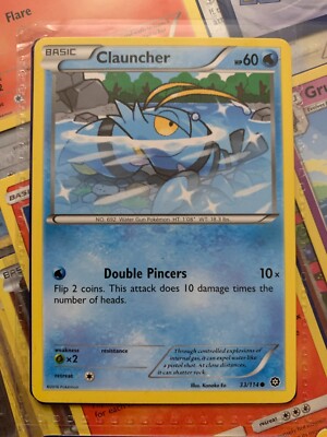 Clauncher 33/114 XY Steam Siege Pokemon TCG Card NM / Mint | eBay