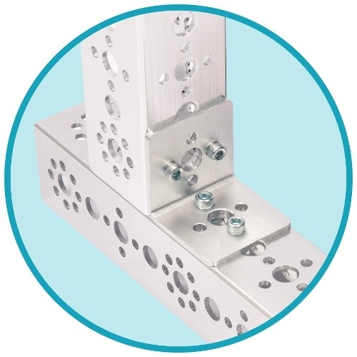 PITSCO TETRIX MAX #39281 Inside Corner Bracket, 2 pk - NEW sealed in ...