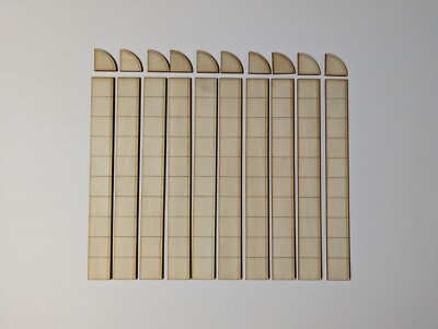 S Scale Laser Cut Sidewalk New Pattern 1:64 Gauge- 400 Scale Feet ...