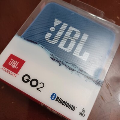 New-in-box JBL GO 2 Blue Portable Bluetooth Speaker | eBay