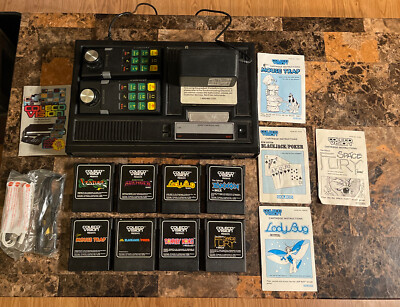 ColecoVision Console w/two Controllers, Power Supply, 8 Games and ...