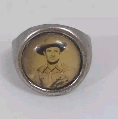 Vintage Gene Autry Singing Cowboy Adjustable Ring Gumball Vending ...