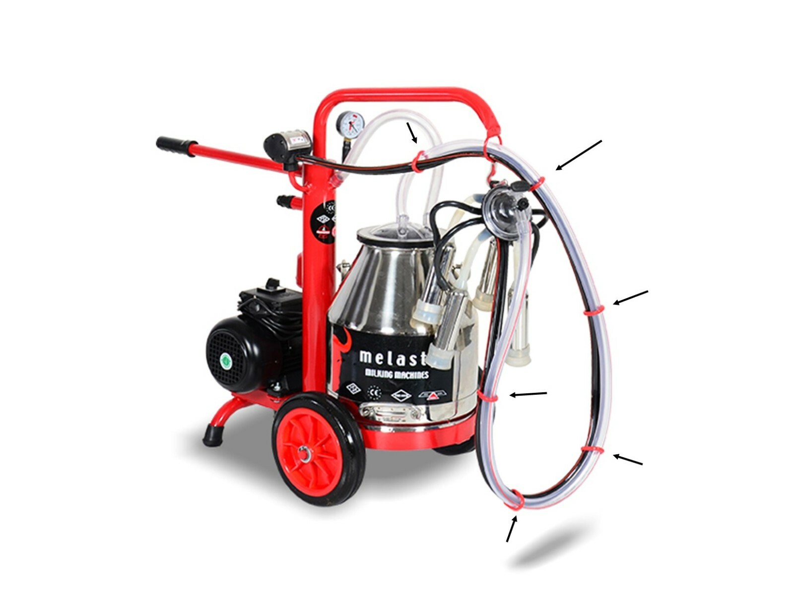 Milk and Pulsator Hose Tube Clip | eBay