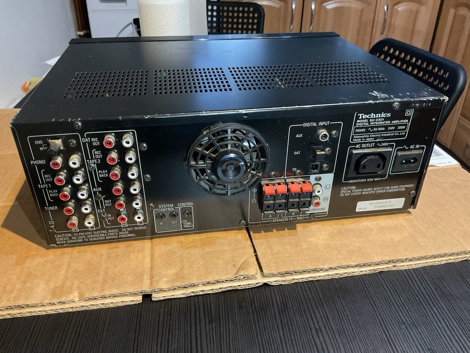 Vintage Technics SU-X501 Digital Integrated Amplifier No Power | eBay UK