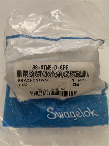 NEW NOS SWAGELOK 1/2" FNPT SS PTFE QUICK CONNECT STEM FITTING SS-QTM8-D ...