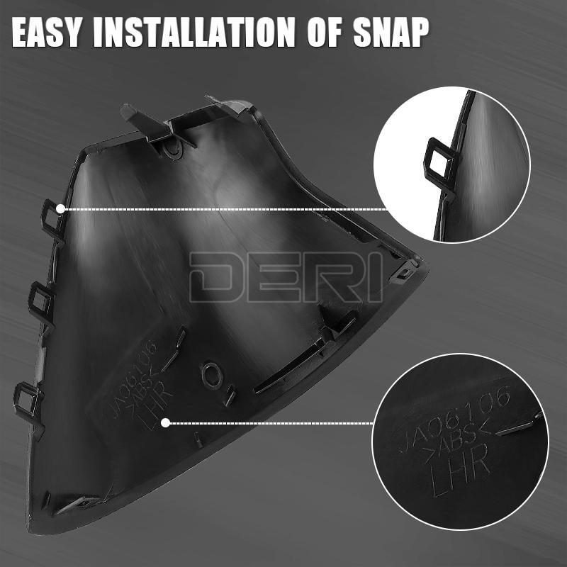 2X Driver & Passenger Side Mirror Triangle Base Cover For Toyota Camry ...