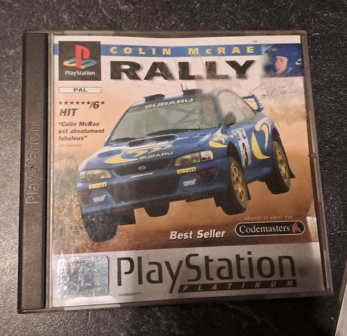 Jeux Ps1 Colin Mcrae Mc Ray Rally playstation 1 one vintage retro ...