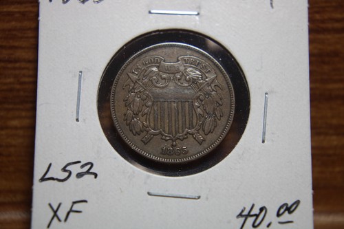 1865 Two Cent Piece Lot L52 | eBay