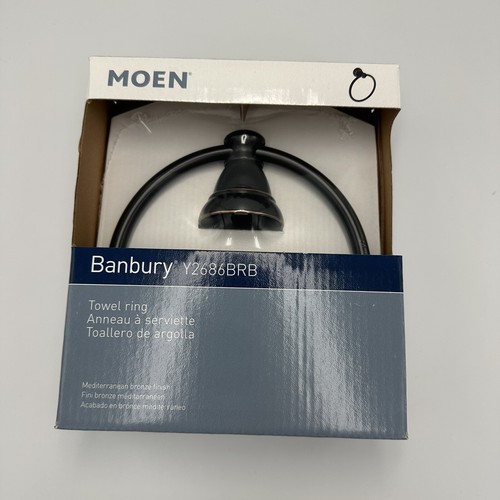 MOEN Banbury Towel Ring in Mediterranean Bronze Y2686BRB 34584017291| eBay