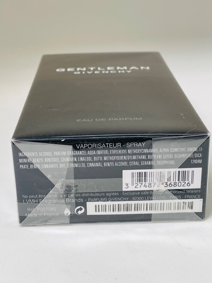 Gentleman By Givenchy 3.3 oz. (100ml) Eau de Parfum for Men New Sealed ...
