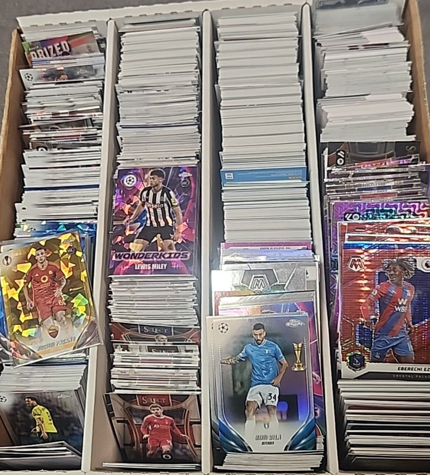 The Best Soccer Card Collection JUMBO Lot + Autos, RC, Inserts, SP ...