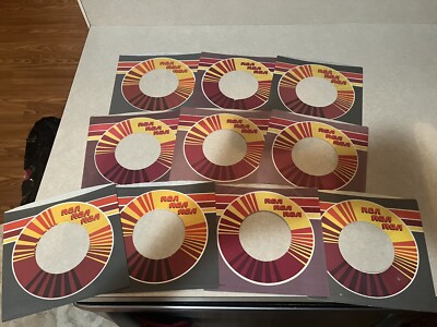 RCA Label (70s/ 80s) Lot of 10 ORIGINAL Company Sleeves For 45rpm ...