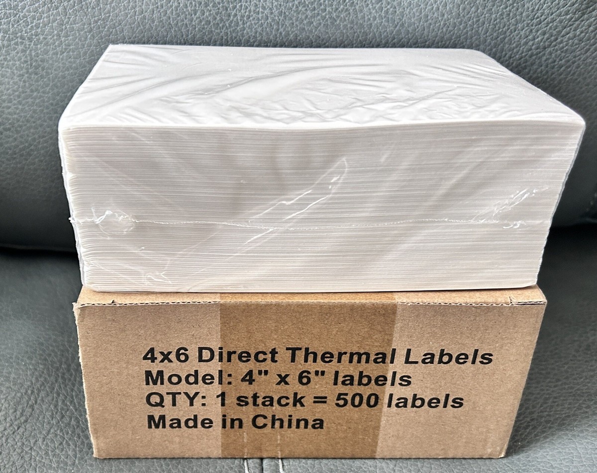 Shipping Supplies HUOJI 4x6 Direct Thermal Shipping Labels - 500 ...