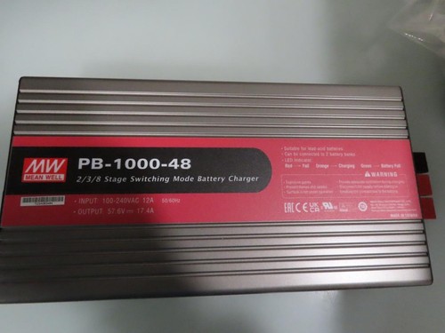 MEAN WELL PB-1000-48 Battery Charger Float Charge 54.4V 60-175Ah Recom ...