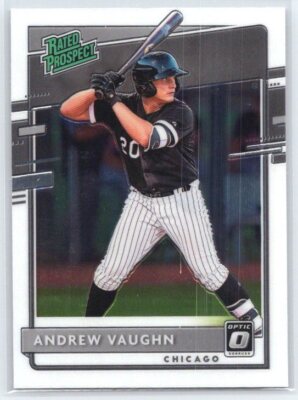 2020 Donruss Optic Andrew Vaughn #RP-18 Rated Prospects Chicago White ...