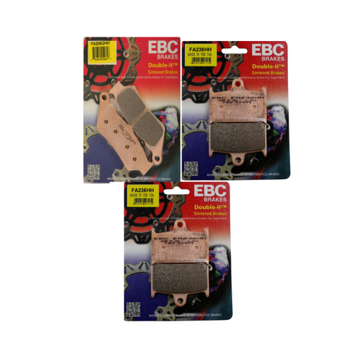 Fits TRIUMPH ROCKET 3 ROADSTER 2010-2018 EBC Sintered FRONT & REAR ...