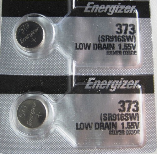2 pc 373 Watch battery Energizer SR916SW batteries | eBay