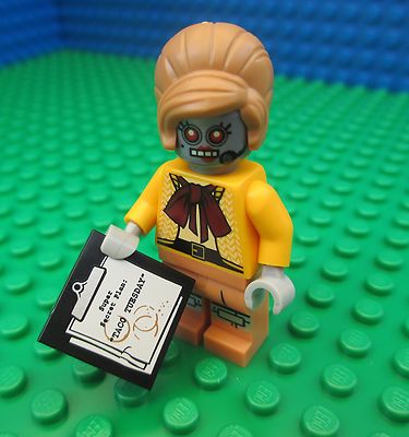Lego MOVIE Velma Staplebot City Town Lady Robot Waitress Menu ...