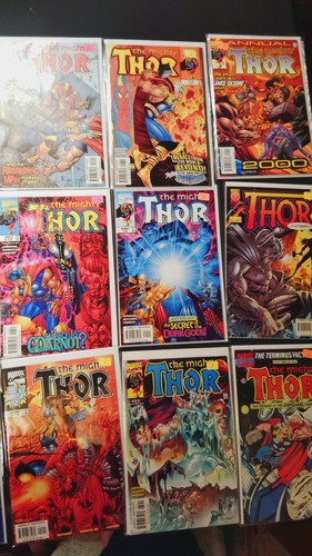 Thor Comic Book Lot 22 Issues Mid to High Grade Marvel Comics | eBay