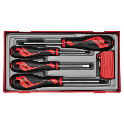 Teng Tools 5-Piece Screwdriver Set with Magnetic Tip Charger - TT905N ...