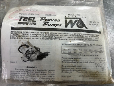 Pumps & Plumbing - Teel Pump