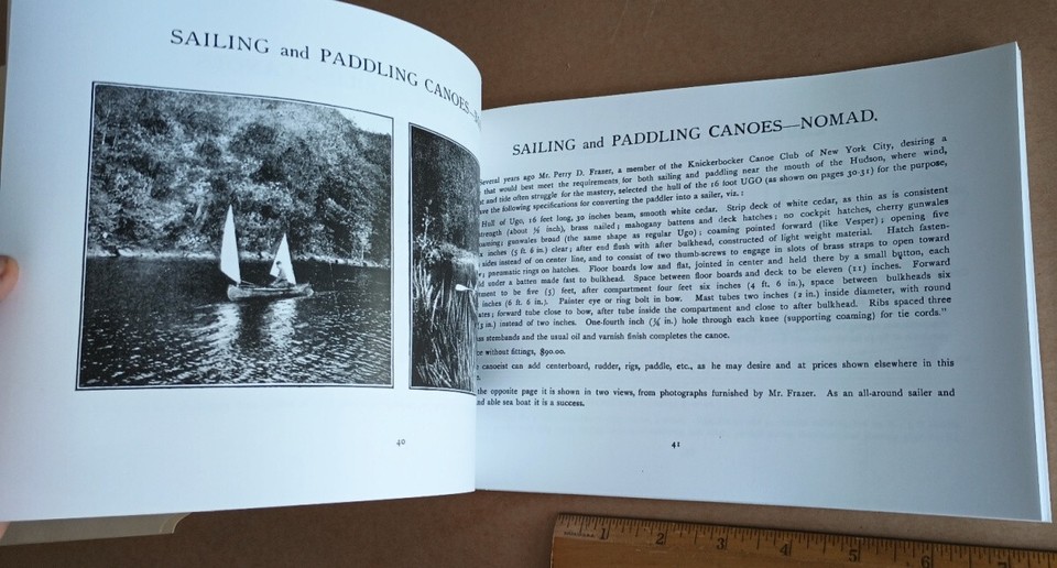 J H Rushton (1907) Row Boats Canoes CATALOG Cedar Canvas Wood Sailboats ...
