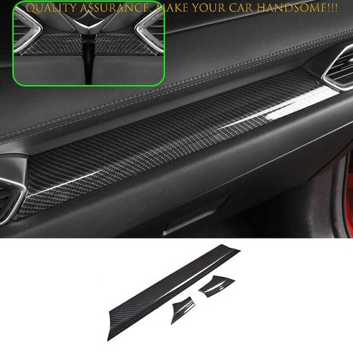 For Mazda CX-5 2017-2023 Carbon Fiber Center Console Instrument Dash ...