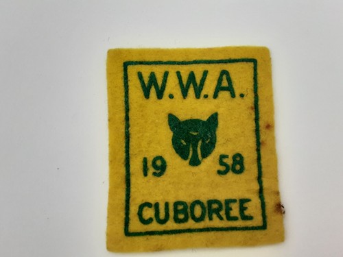 Cub Scouts Yellow Felt Patch Cuboree 1958 Rare | eBay