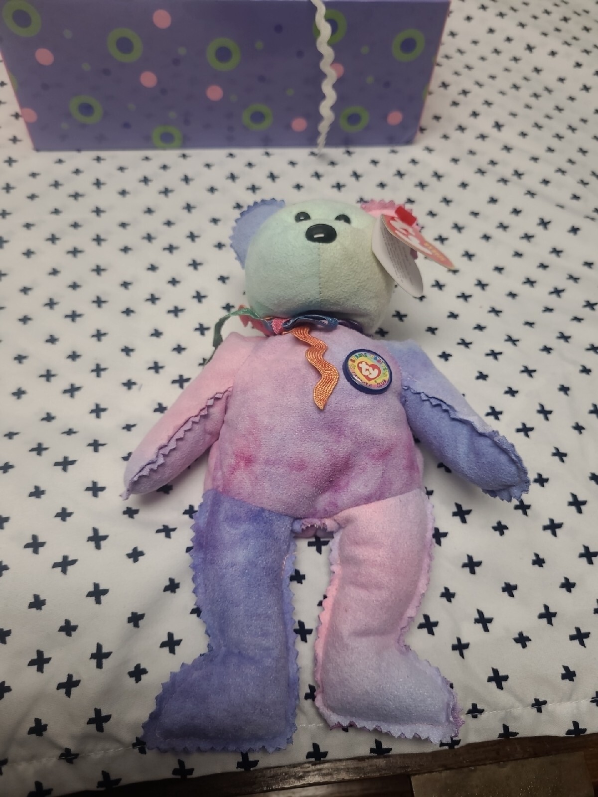 Ty Beanie Babies Snips The Bear Official Beanie Babies Club NIB ...