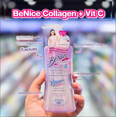 BeNice Collagen - Feminine Cleansing Wash,Anti-Bacterial,pH Balance ...