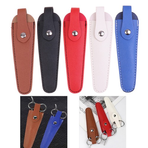 Professional Hairdresser Barber Scissors Leather Case PU Leather ...