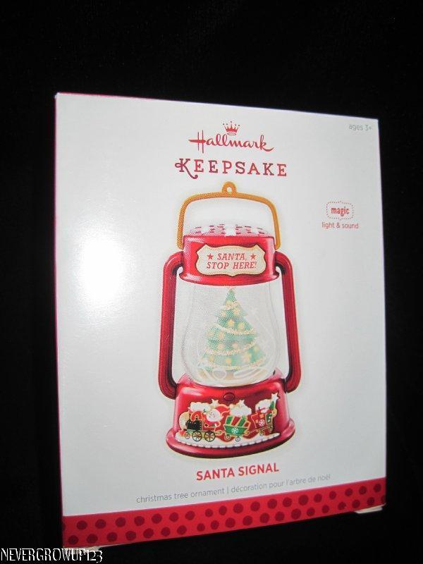 2013 HALLMARK ORNAMENT SANTA SIGNAL~MAGIC~LIGHT & SOUND~NIB | eBay